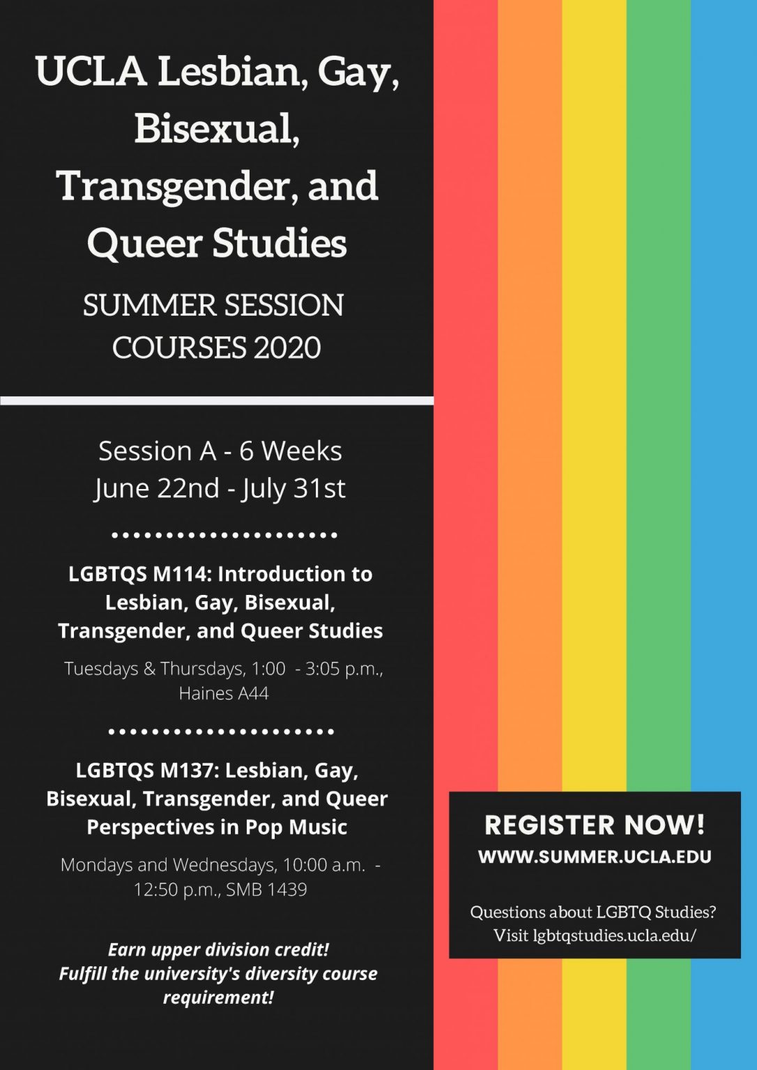 Summer 2020 Course Announcement - Enrollment Begins February 1st ...